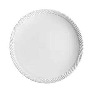 L'Objet Corde Dinner Plate - White