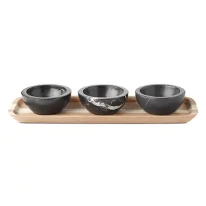 LENOX Lx Collective Tray With 3 Dip Bowls