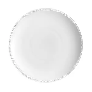 L'Objet Soie Tressee Soup Plate - White