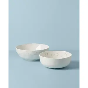 LENOX Oyster Bay Nesting Serving Bowls, 2-piece Set