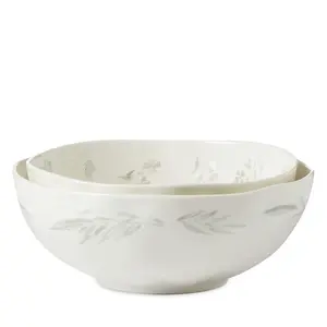 LENOX Oyster Bay Nesting Serving Bowls, 2-piece Set