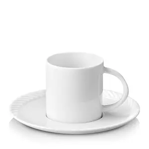 L'Objet Corde Espresso Cup And Saucer - White