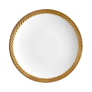 L'Objet Corde Dinner Plate Gold