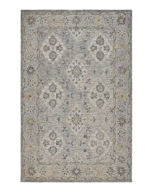 LR HOME Imperial Suzani Area Rug, 93 X 117 - Mist