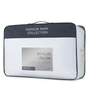 HUDSON PARK COLLECTION My Flair Asthma & Allergy Friendly Down Queen Medium Pillow Exclusive - White