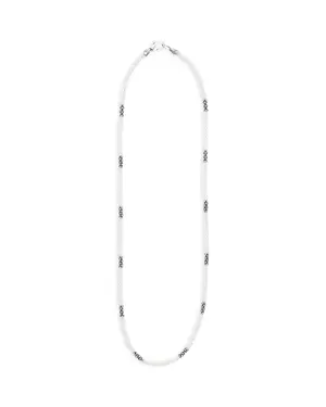 Lagos Sterling Silver And Ceramic Bead Collar Necklace