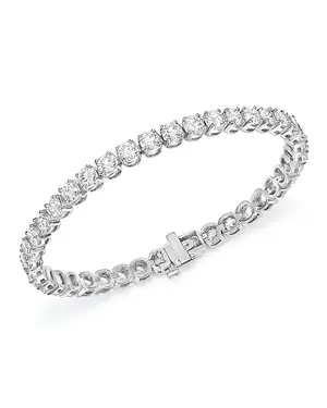 Bloomingdale'S Diamond Tennis Bracelet - White