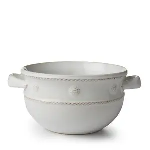 JULISKA Berry & Thread 2-handle Soup/chili Bowl - Whitewash