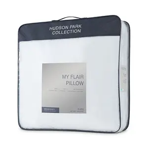 HUDSON PARK COLLECTION My Flair Asthma & Allergy Friendly Down Euro Pillow Exclusive - White