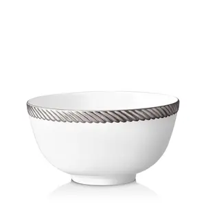 L'Objet Corde Cereal Bowl - Platinum