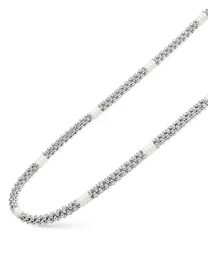 Lagos 18k Yellow Gold & Sterling Rondelle Collar Necklace
