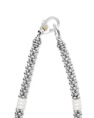 Lagos 18k Yellow Gold & Sterling Rondelle Collar Necklace