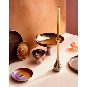 L'Objet Lito Eye Canape Plate - Purple/orange