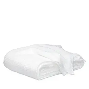 MATOUK Chatham Blanket, Full/queen - White