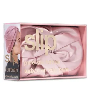 Slip Pure Silk Turban - Pink