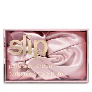 Slip Pure Silk Turban - Pink