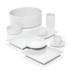 L'Objet Perlee Espresso Cup & Saucer - White