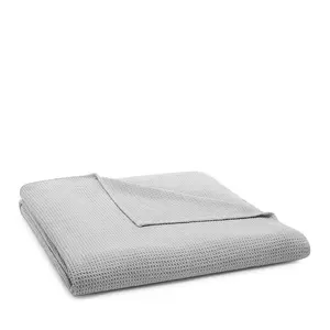 MATOUK Chatham Blanket, Twin - Silver