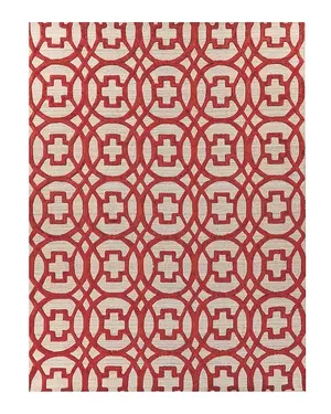 EXQUISITE RUGS Windsor Er2455 Area Rug, 8' X 10 - Rust/gray