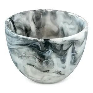 NASHI Deep Bowl, Small - Black Swirl