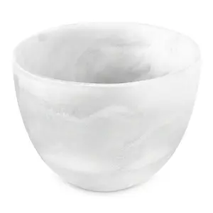 NASHI Deep Bowl, Small White Swirl