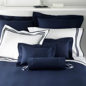 MATOUK Elliot Standard Sham - Navy