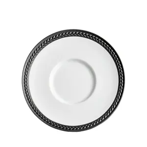 L'Objet Soie Tressee Sauce Dish - Black