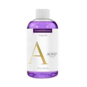 AGRARIA SAN FRANCISCO Lavender & Rosemary Diffuser Oil Refill, 8 Oz - Clear