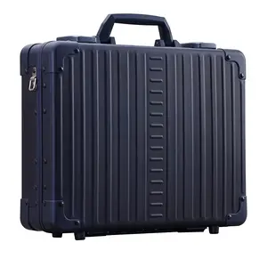 ALEON 15" Aluminum Business Attache Case - Blue