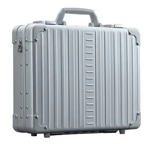 ALEON 15" Aluminum Business Attache Case - Silver