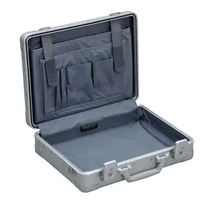 ALEON 15" Aluminum Business Attache Case - Silver