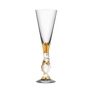 ORREFORS Sparkling Devil Champagne Flute - Clear