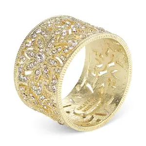 OLIVIA RIEGEL Windsor Napkin Rings, Set Of 4 - Gold