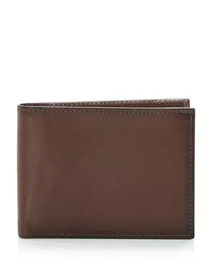 Bloomingdale'S Rfid Smooth Slimfold Wallet Exclusive - Brown