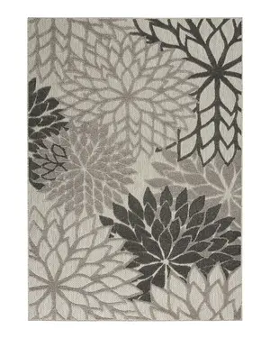 NOURISON HOME Aloha Alh05 Area Rug, 7'10 X 10'6 - Silver