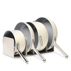 CARAWAY Non-toxic Ceramic Non-stick Cookware 7-piece Set - Cream