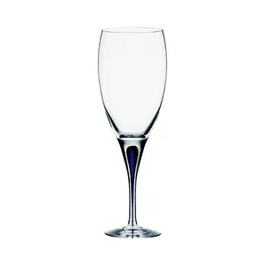 ORREFORS Intermezzo Blue Claret - Clear/blue