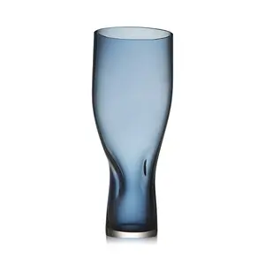 ORREFORS Squeeze Vase, Tall - Blue