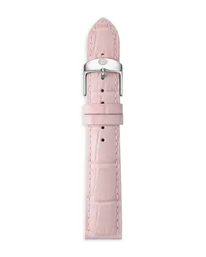 Michele Croc-embossed 16mm Watch Strap