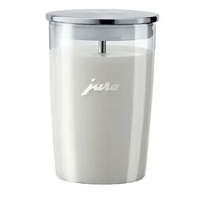 JURA Glass Milk Container - White
