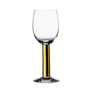 ORREFORS Nobel Wine/beer Glass - Clear/gold