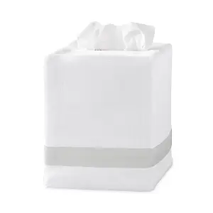 MATOUK Lowell Tissue Box Cover - Silver