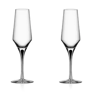 ORREFORS Metropol Champagne, Set Of 2 - Clear