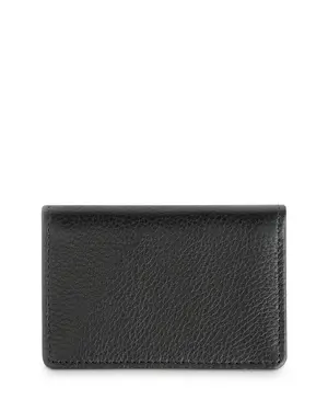 ROYCE NEW YORK Executive Leather Card Holder - Black