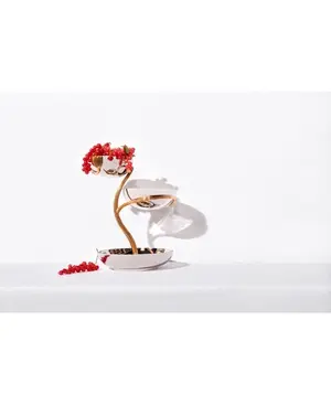 L'Objet Deco Leaves Three Tier Large Server