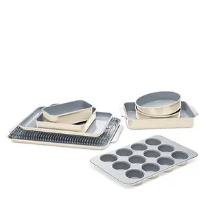 CARAWAY 11-piece Mega Nonstick Baking Set - Cream