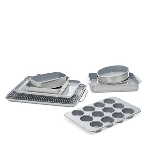 CARAWAY 11-piece Mega Nonstick Baking Set Grey