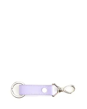 ROYCE NEW YORK Leather Valet Key Chain - Lavender