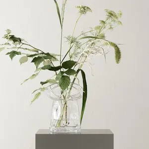 ORREFORS Bloom Vase, High - No Color