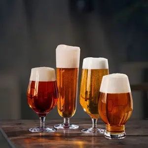 ORREFORS Beer Collection Pilsner Glass, Set Of 4